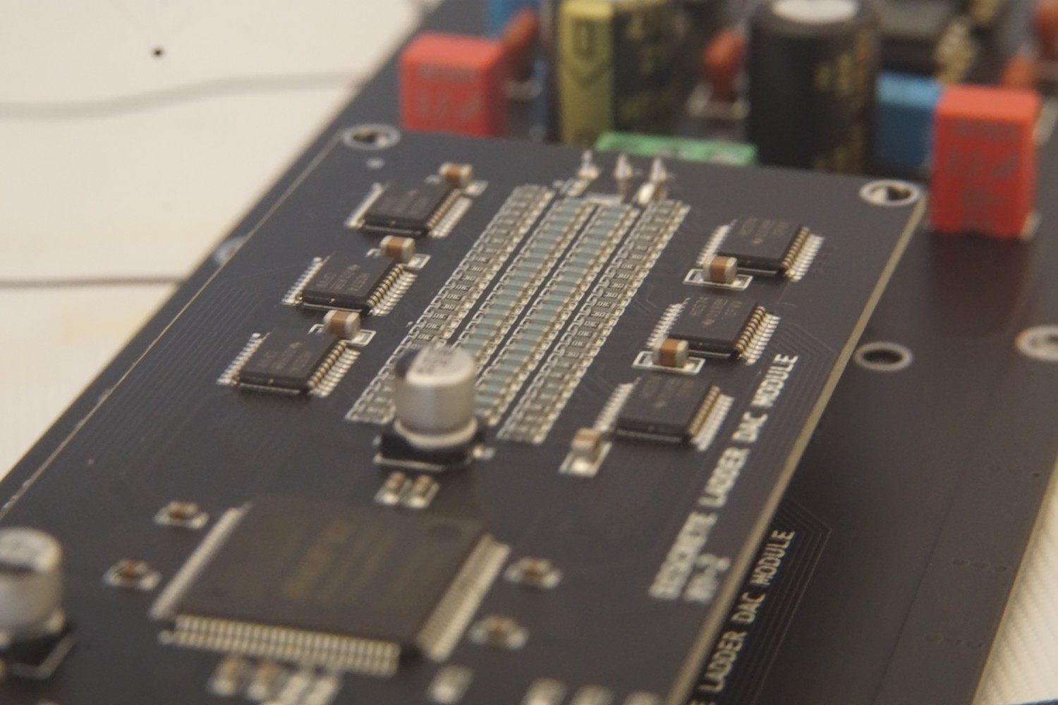 R2r discrete resistor ladder complementary decoding dac decoding board ...