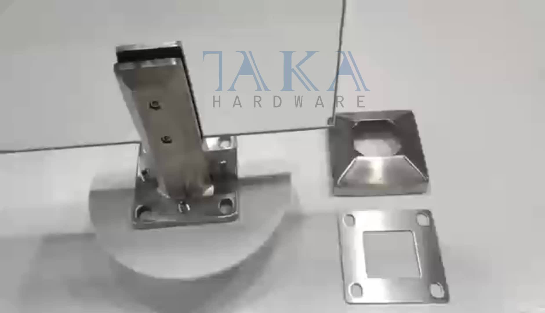 Stainless Steel Frameless Glass Railing Post Balcony Outdoor Slotted ...