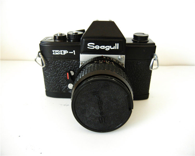 Rare Black Seagull df1 Sleeve Machine 58 2 Lens Collection Old Camera ...