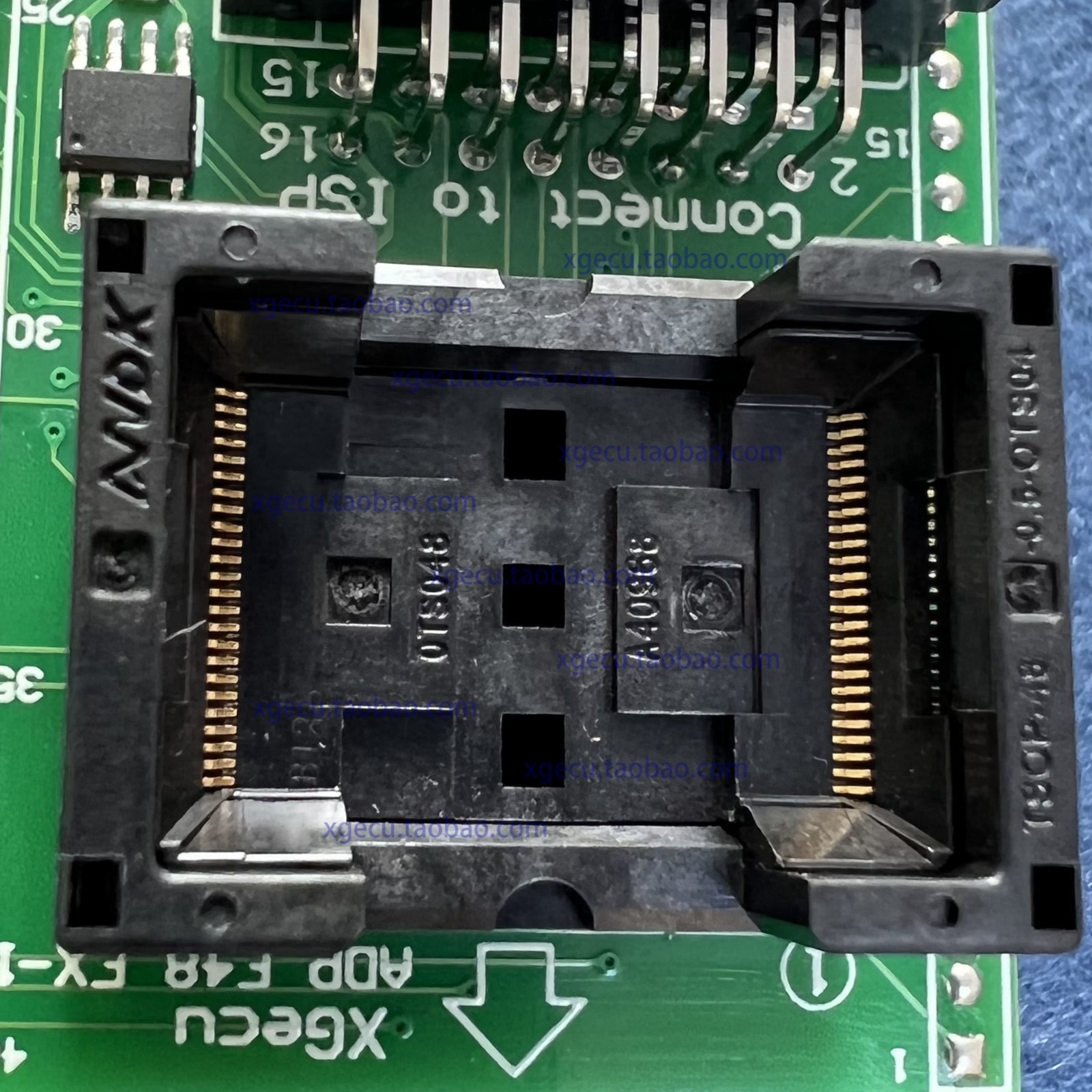 T48座子ADP_F48_EX-1 TSOP48 专用适配器 用于烧录Nor Flash 芯片-阿里巴巴