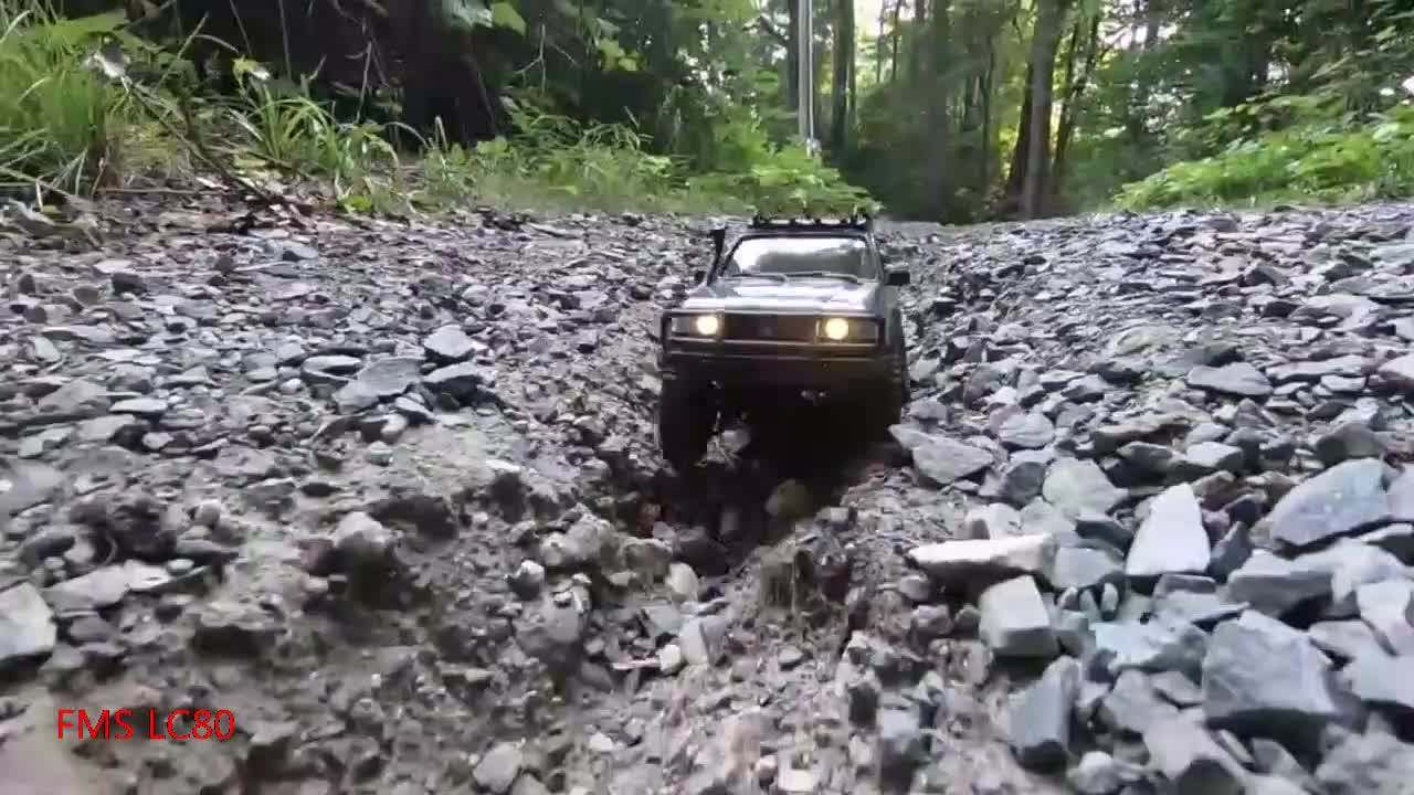 Rochobby 1/18 Remote Control Car Fms Lc80 Land Cruise 2.4ghz Waterproof ...