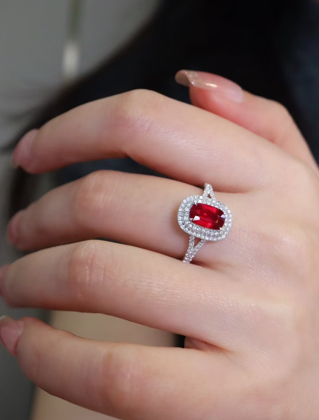 高品质1.05ct GRS国际证书无烧鸽血红宝石戒指，晶体干净大台面，究竟值不值得投资？-手饰-淘宝好物网