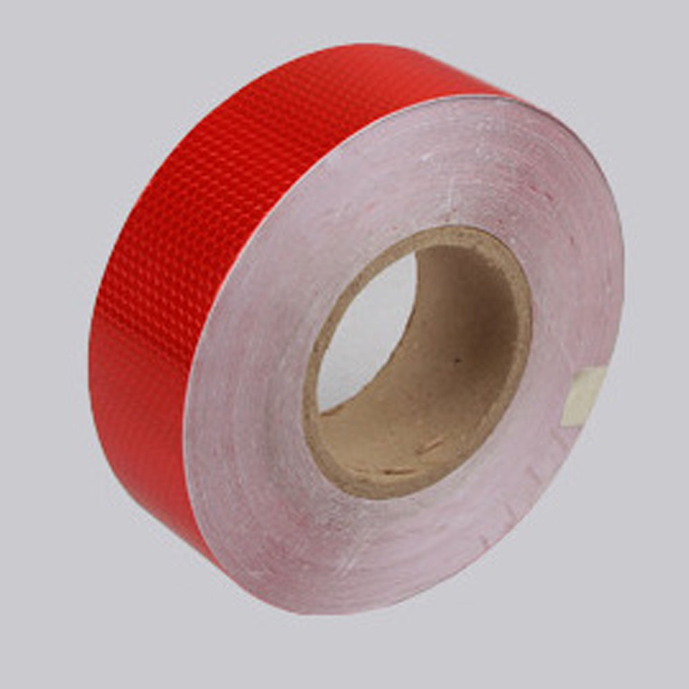3M 10M 25M 38M Red Reflective Safety Warning Tape Film Sticker Roll ...