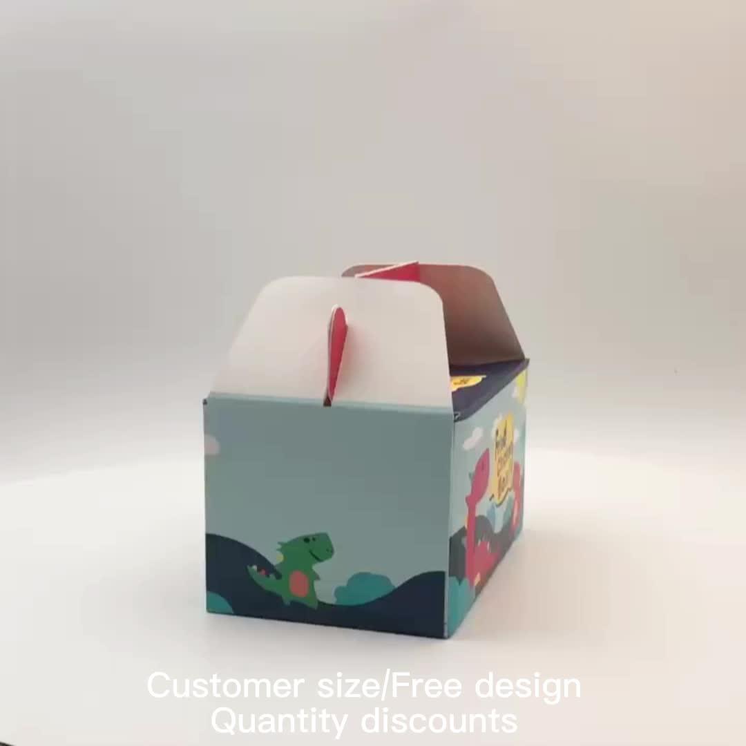 Kids Happy Meal Box Food Grade Paper Box - Buy Paper Kids Meal Box ...