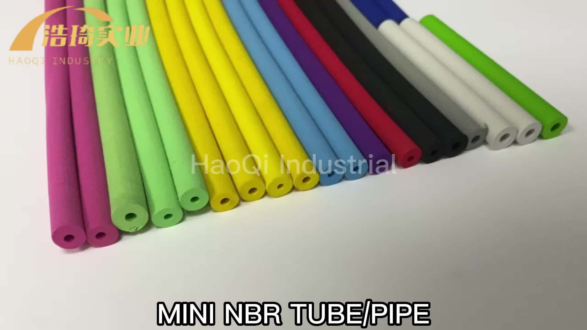 Custom High Density Foamed Sponge Tube Sleeve Protective Hollow Rubber ...