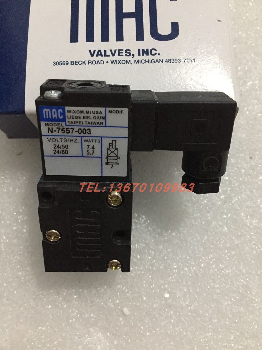 MAC Solenoid valve N-7557-019 N-7557-020 N-265679 N-7557-003 022