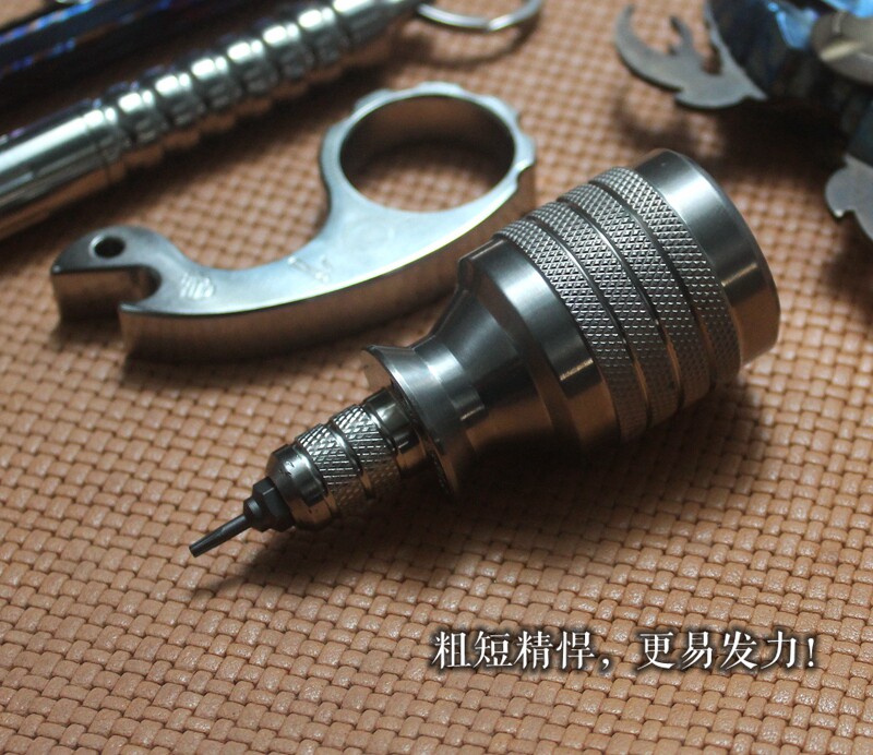 Small steel gun titanium alloy modular multifunctional palm screwdriver ...