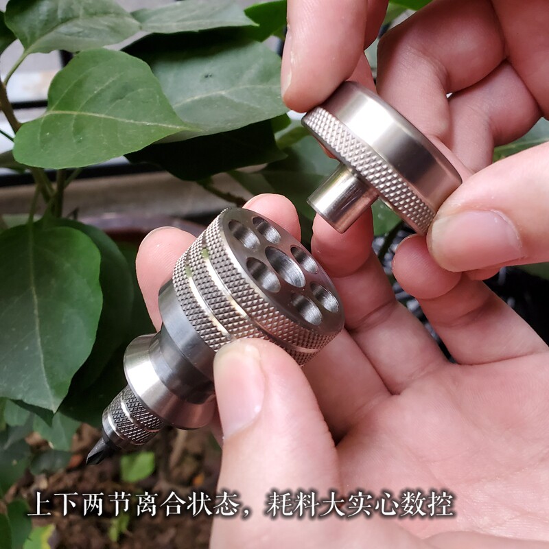 Small steel gun titanium alloy modular multifunctional palm screwdriver ...