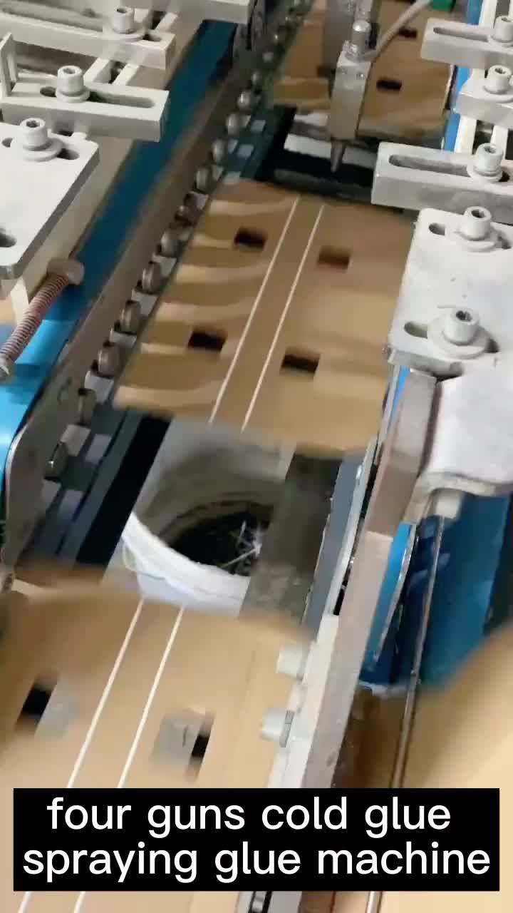 High Speed Four Gun Automatic Cold Glue System For Folder Gluer Machine ...
