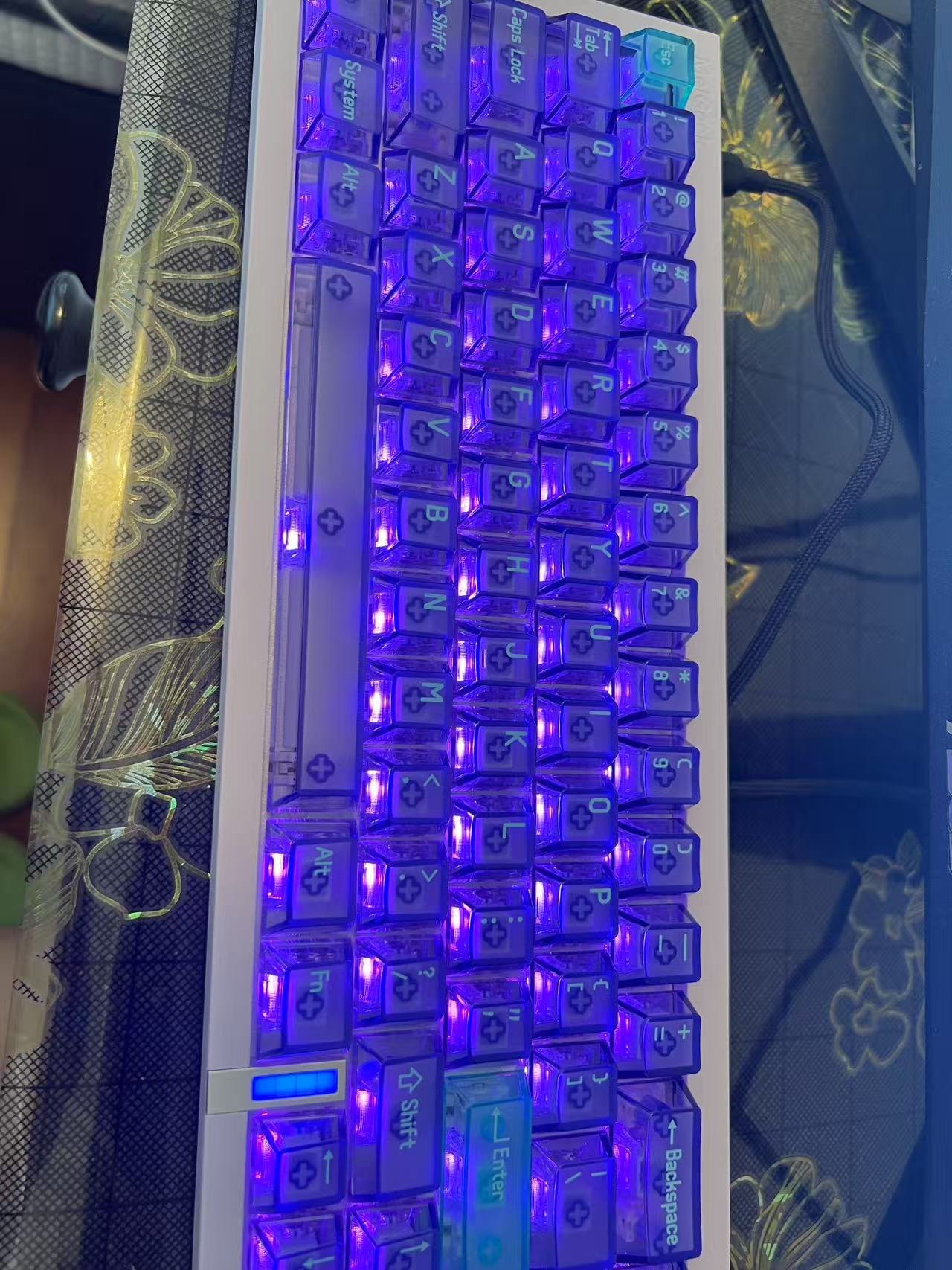 MelGeek小蜜蜂Real 67磁轴键盘电竞游戏RGB万磁王圣心轴无畏契约评价 - 淘宝网