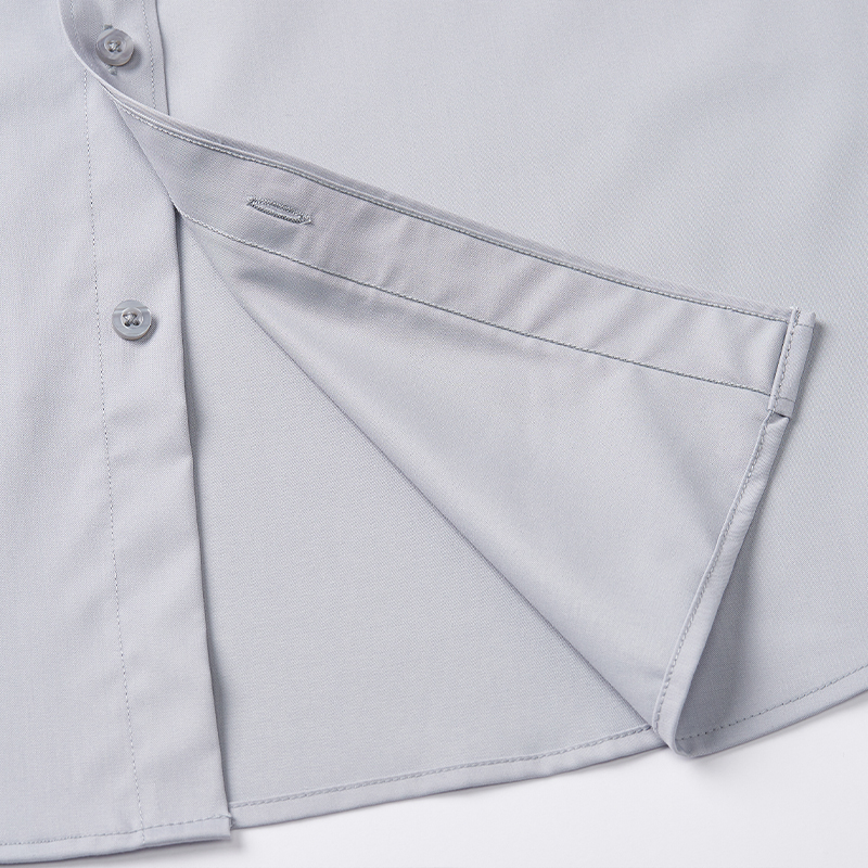 华为4S店男女衬衫鸿蒙智行问界灰V领衬衣AITO工作服为何成2025年职场新宠？_工服_淘宝服装网