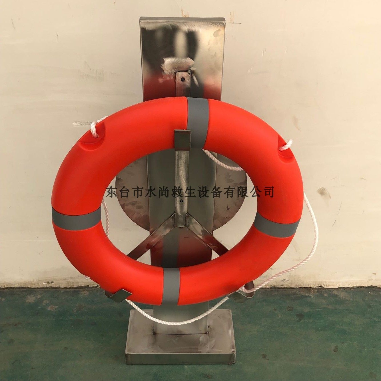 Park stainless steel life ring life-saving standing bracket life-saving ...