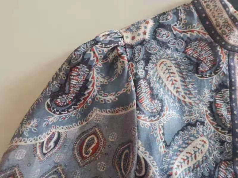 2023 Spring New Holiday Series Button Placket Robe Style with Belt ...