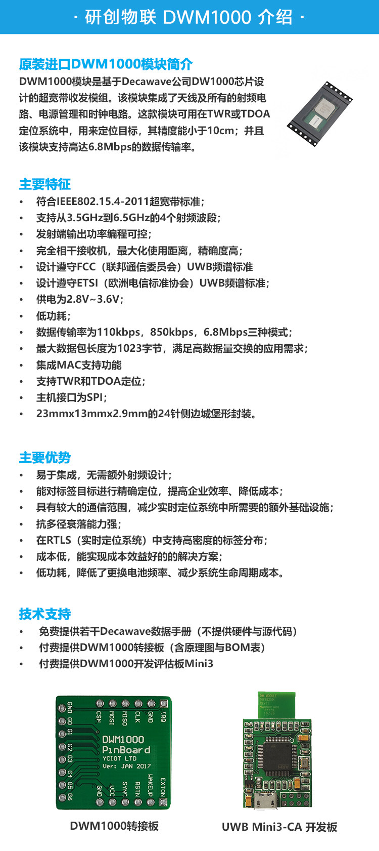 Купить Система "Умный дом" dwm1000 现货发售进口原装 射频模块提供技术批量价 Decawave в ...