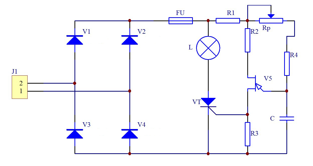 晶闸管直流调光台灯套件 BT33单结晶体管 电工电子教学实训DIY-初学及入门套件-伍陆电子