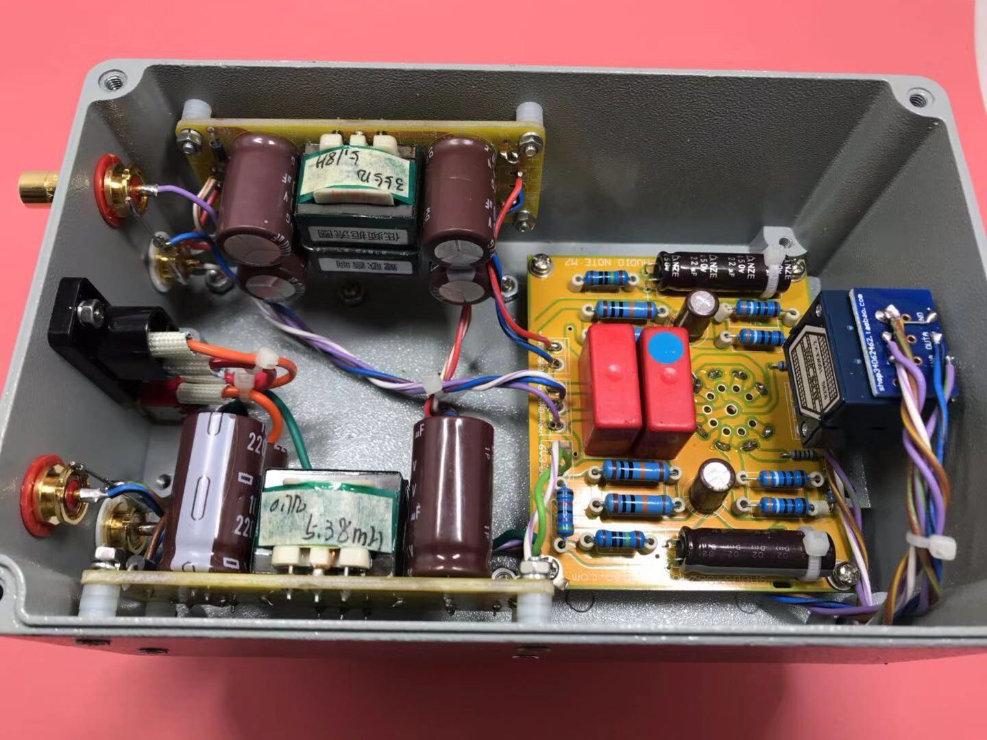 AUDIO NOTE M7 Single tube 5687 dual channel bile preamp, 1 stereo input ...