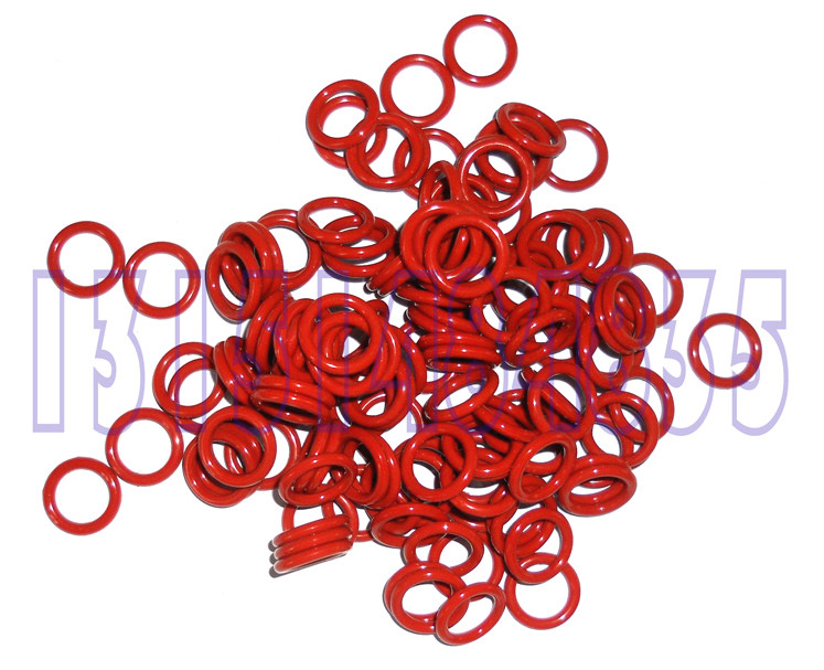 Red high temperature resistant silicone O-ring Outer diameter 15 16 17 ...