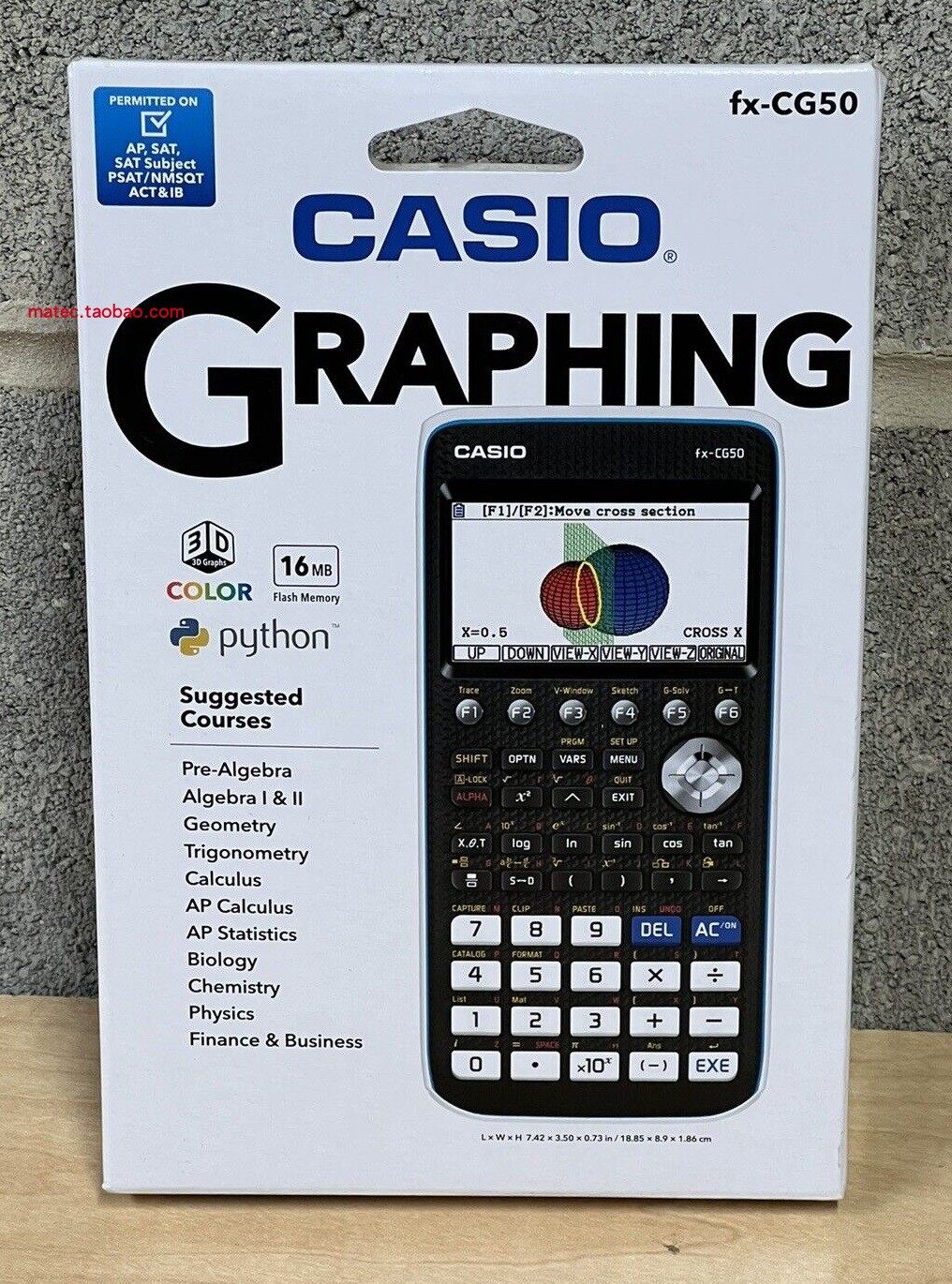 CASIO卡西欧fx-CG50，中英文双语图形计算器的全能王者？-计算器-淘宝好物网