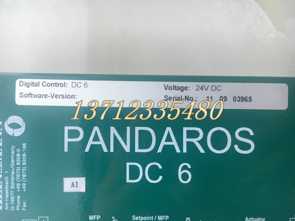 HENZMANN海茵茨曼发电机配件电子调速器PANDAROS DC6电脑控制板