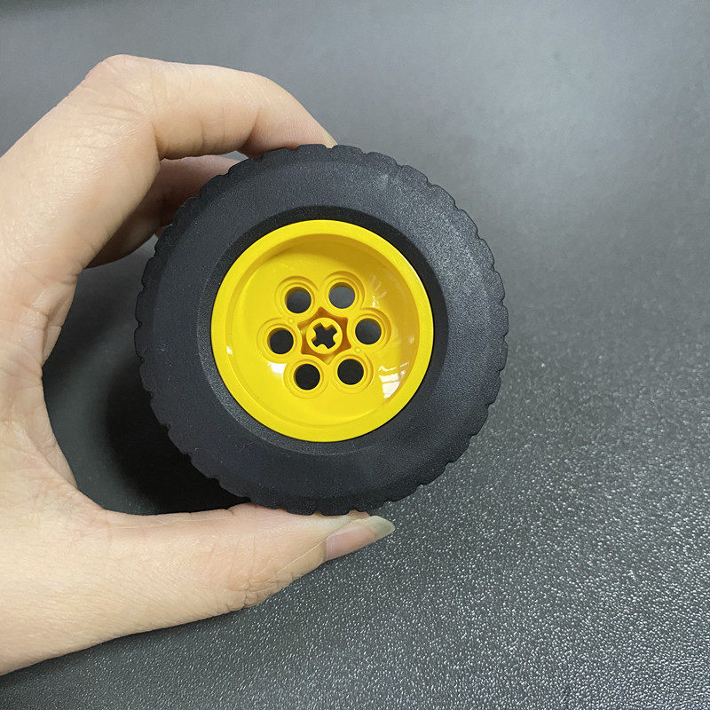 兼容乐高32019 86652科技积木86652c01轮胎皮62.4x20mm车轮子轮毂-阿里巴巴