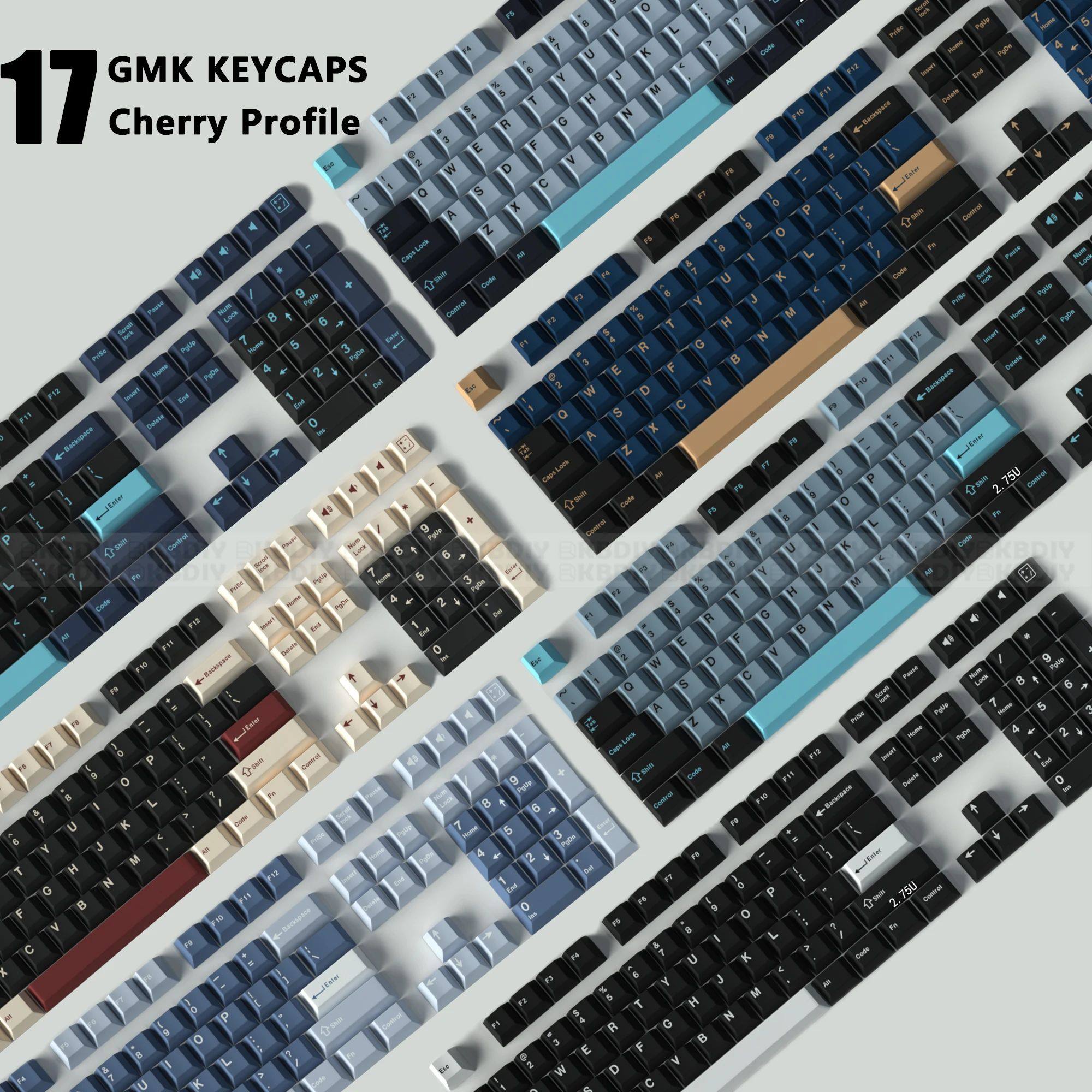 KBDIY GMK Keycap Cherry Profile Double Shot PBT ABS Keycaps