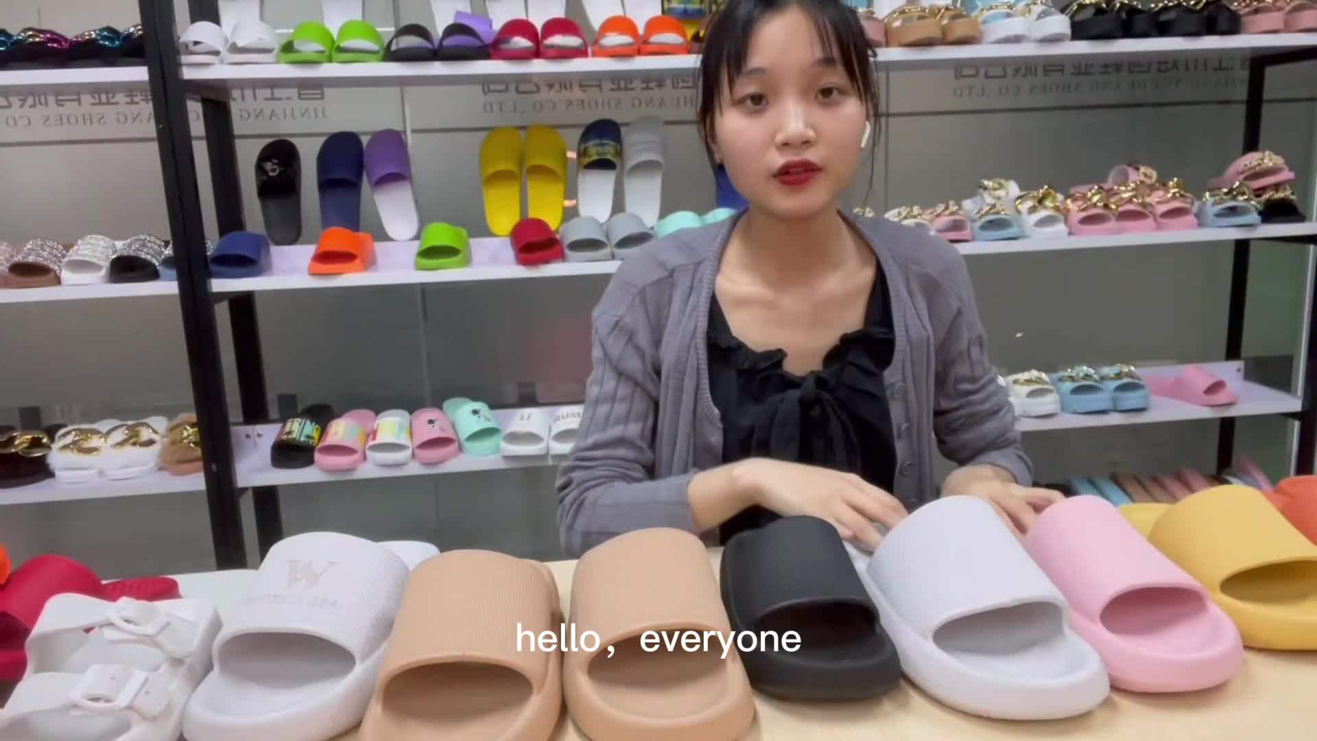 Women Thick Platform Summer Indoor Beach Pillow Slides House Cushion ...