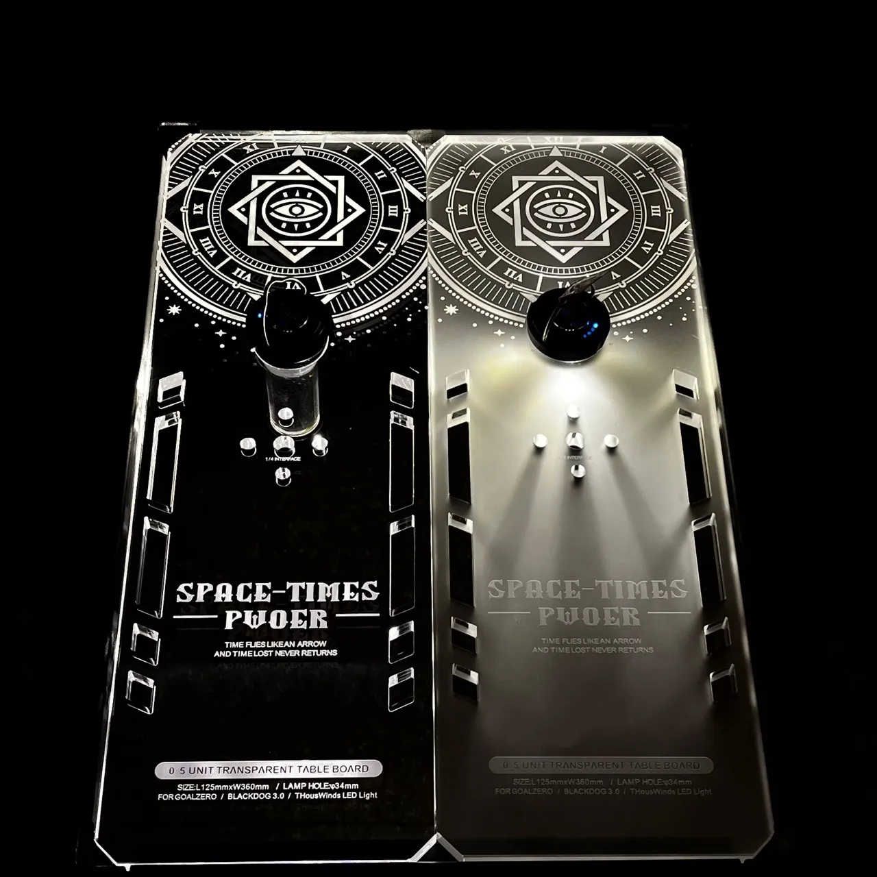 Processed acrylic light-up 0.5 unit panel igt combination table light ...