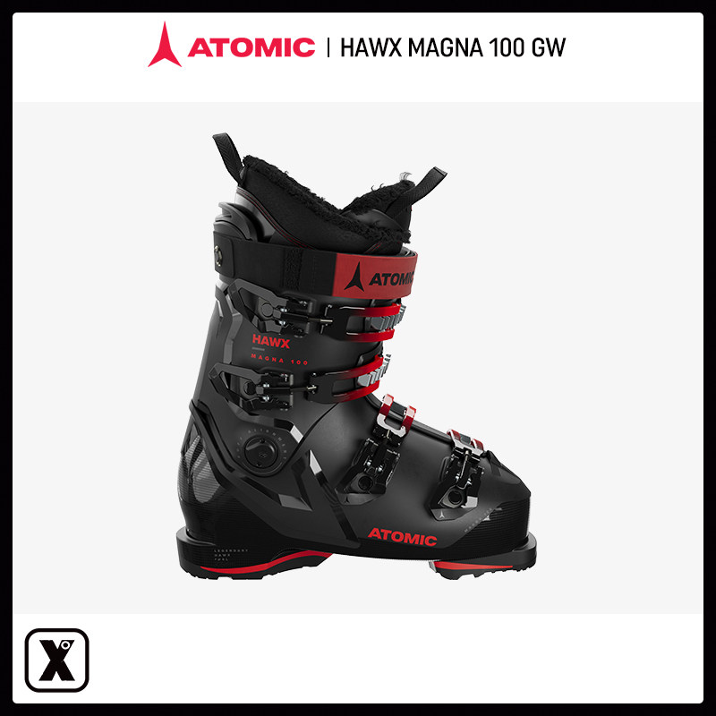 易毒[EXDO]W25 ATOMIC双板滑雪鞋HAWX MAGNA 100：征服雪场的秘密武器！-双板滑雪鞋-淘宝百科网