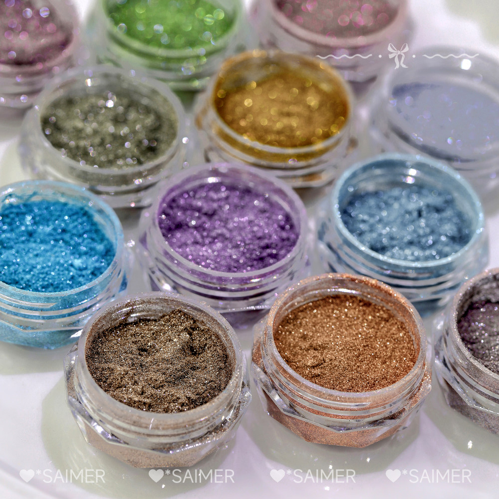 Summer mint mambo magic mirror powder nail art ultra bright low ...