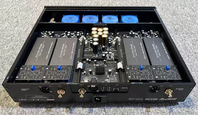 精音DAC-D1000 MK2 R2R DSD解碼器 高解析音訊黑豹精音設備