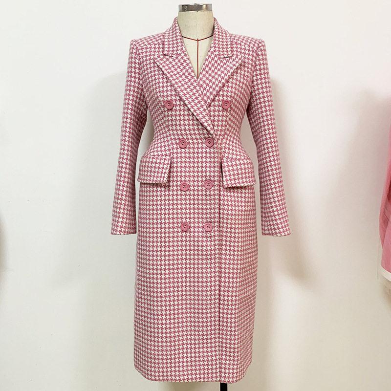 Shenzhen Gaoding fabric quality 2020 autumn and winter suit collar slim ...