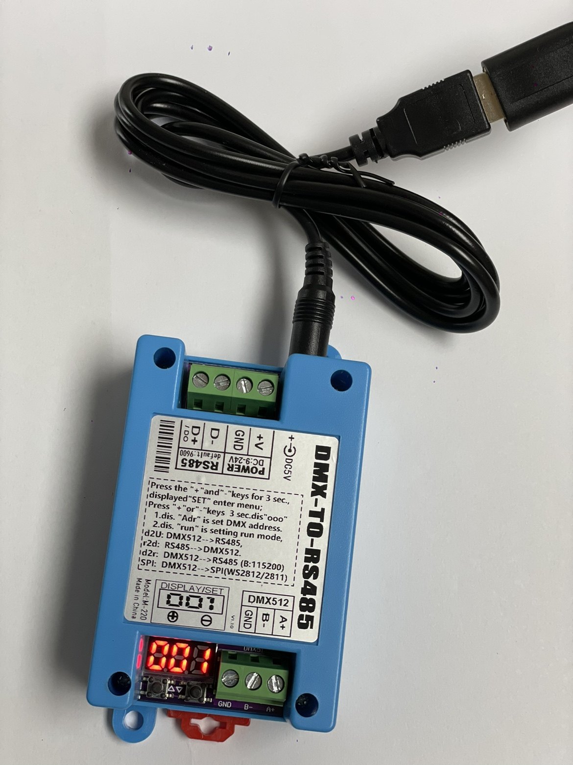 中控RS485转DMX512模块怎么用？一文看懂灯控信号转换黑科技！-调光控制台-淘宝百科网