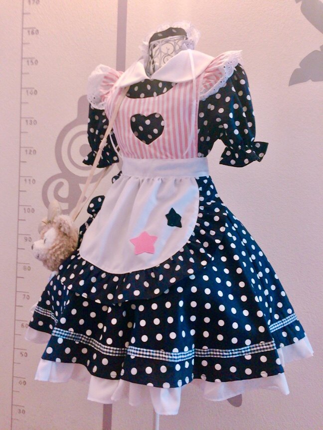 [USD 68.75] 2022 new three-piece maid suit cute princess maid a little ...