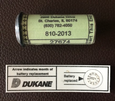 DUKANE ACOUSTIC BEACON battery DKM120 DK140 DK485 DK502