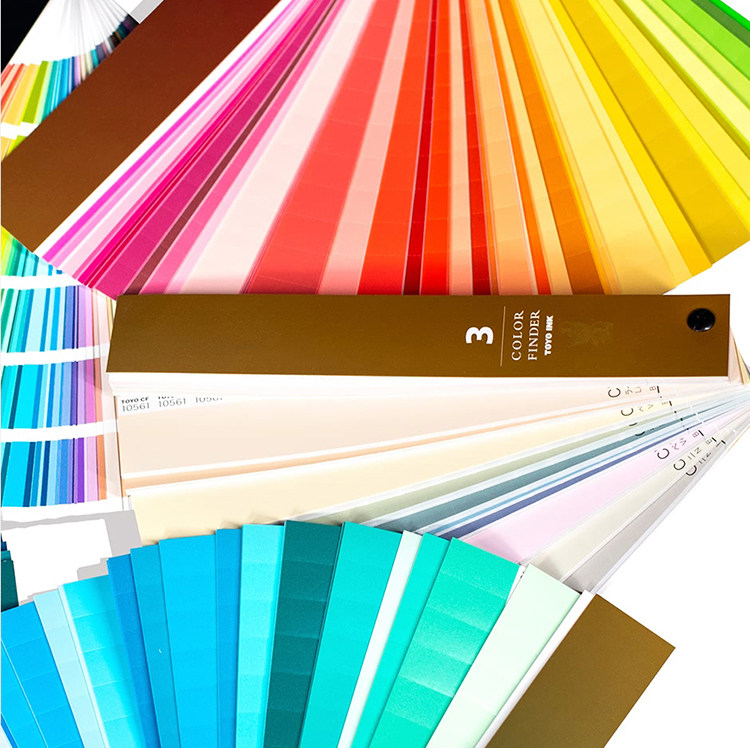 新版 东洋TOYO色卡油墨配方指南 CoLor Finder 五本装-阿里巴巴