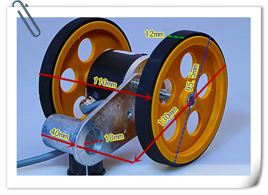 [USD 160.09] dual wheel meter scroll wheel electronic digital display ...