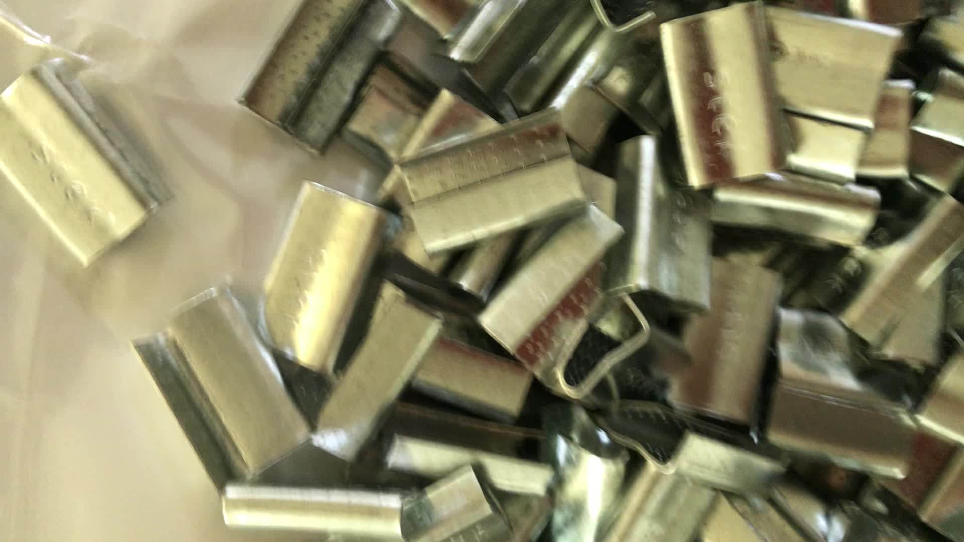 Stek 30mm Galvanized Metal Clip Seal For Pet/pp Strapping Band - Buy ...