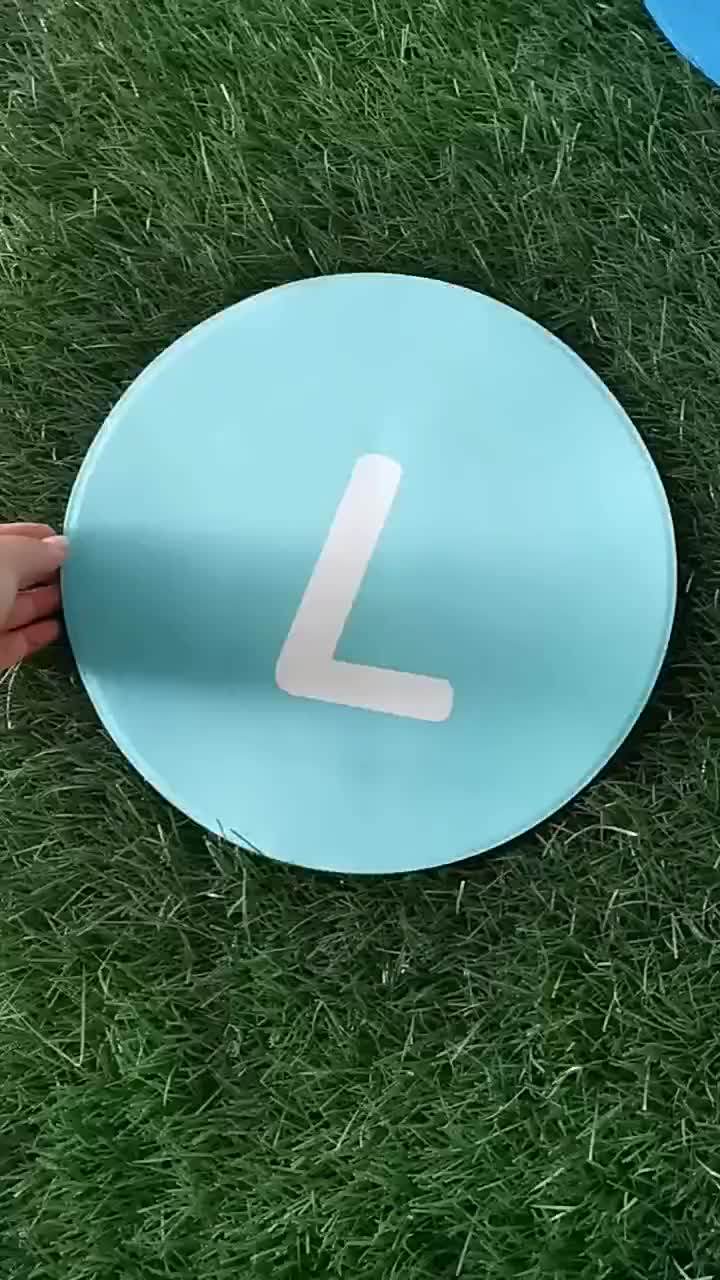 9 Inch Numbered Spot Agility Discs Flat Cones Non-slip Poly Spots Floor ...