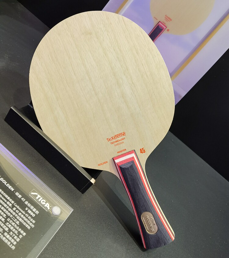 [USD 410.54] Authentic Sticker Stiga Carbon Sun Yingsa Gold Label 45 ...