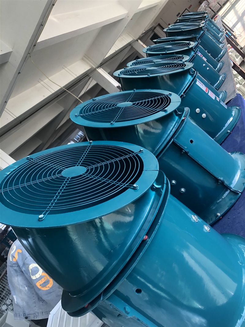 防腐防爆轴流风机BFT35-11-2.8 阻燃玻璃钢通风机 带证书出风弯管-阿里巴巴