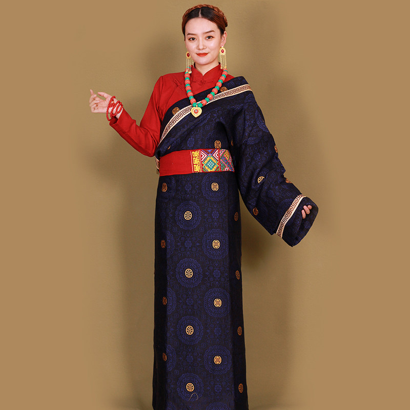 [USD 268.81] Foam New Autumn Tibetan Robe Women's Tibetan Costume Kamba ...
