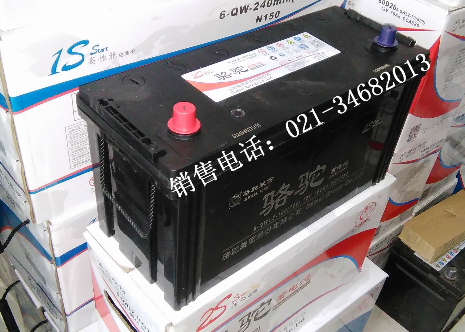 Camel battery 6-QWLZ-100 maintenance-free 12V100AH battery generator battery