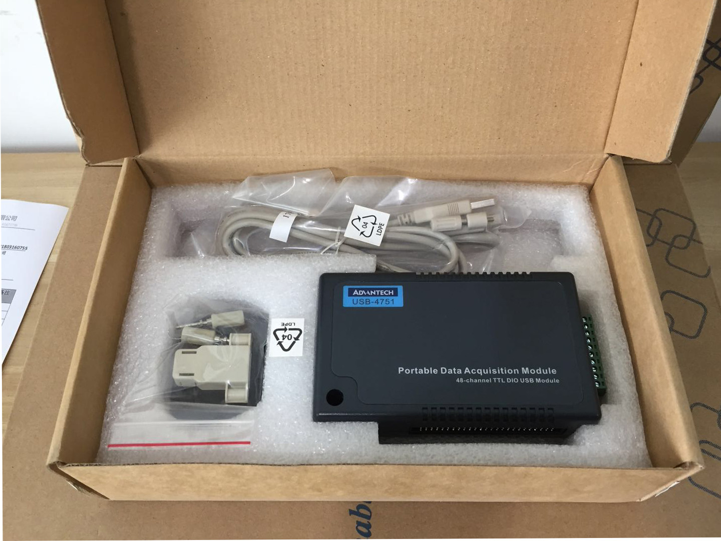 研华USB-4751-AE 48通道隔离DIO USB模块 48TTL数字输入/输出线-阿里巴巴