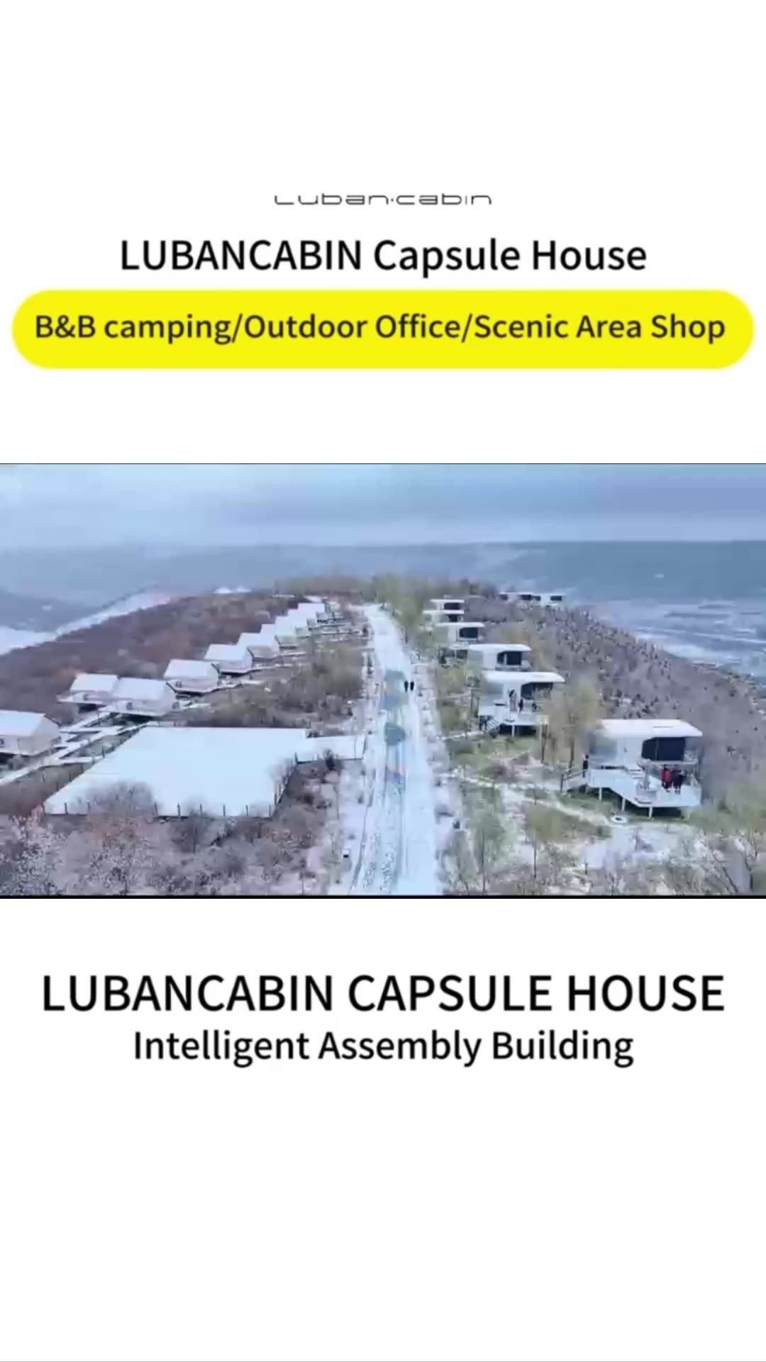 Luban Cabin Luxury Prefab House Tiny Mobile Houses Home Prefabricated Modular Home Space Capsule ...