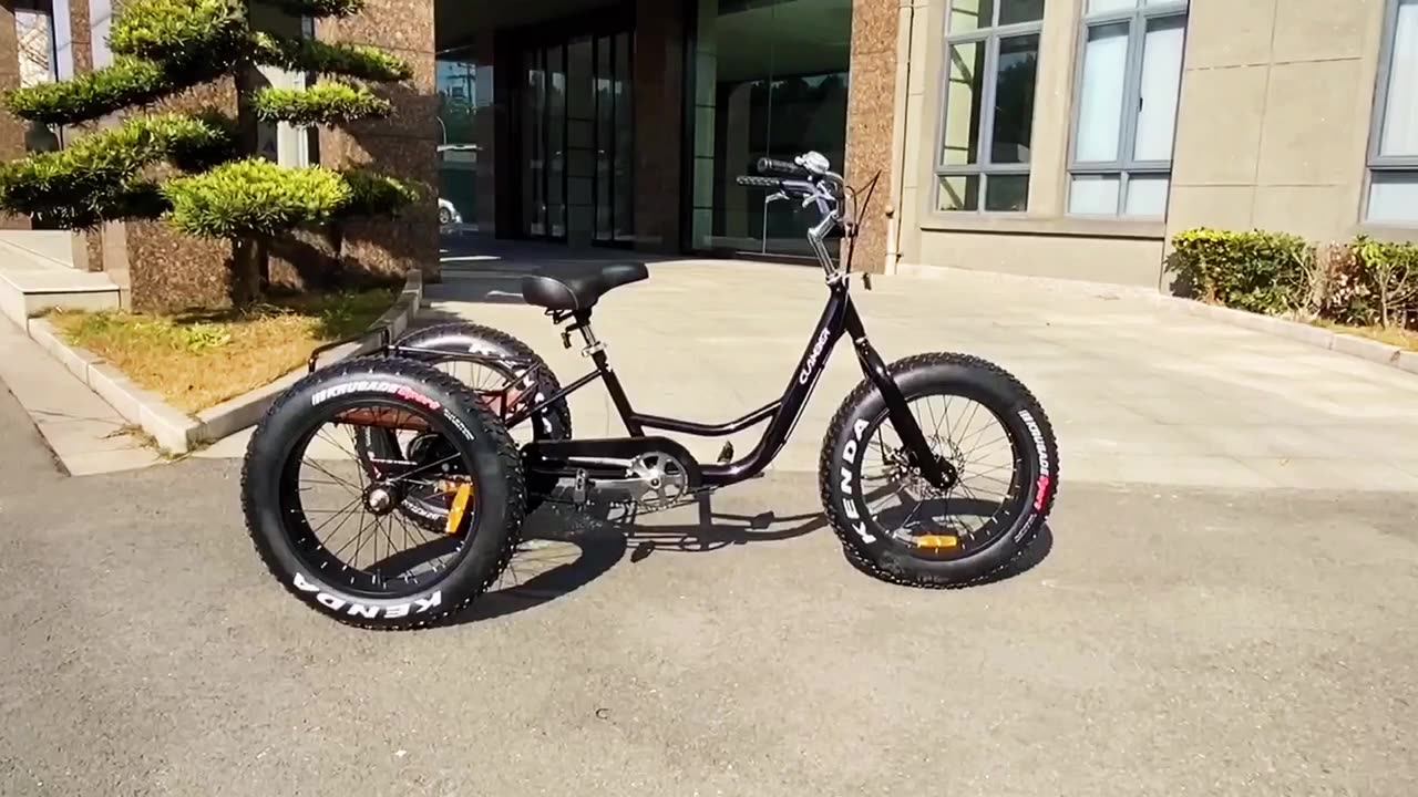 20" Snow Fat Tire Trike With Rear Basket For Beach Nanyang Clamber 7022 ...