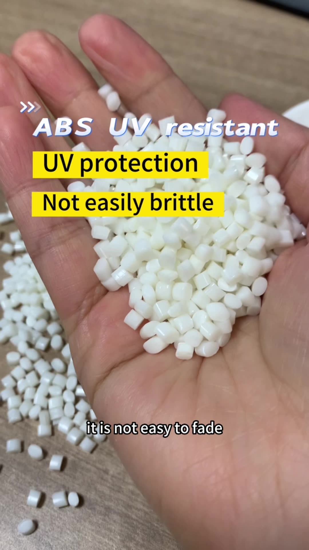 Low Temperature And Uv Resistant Modified Abs Plastic Granules Raw ...