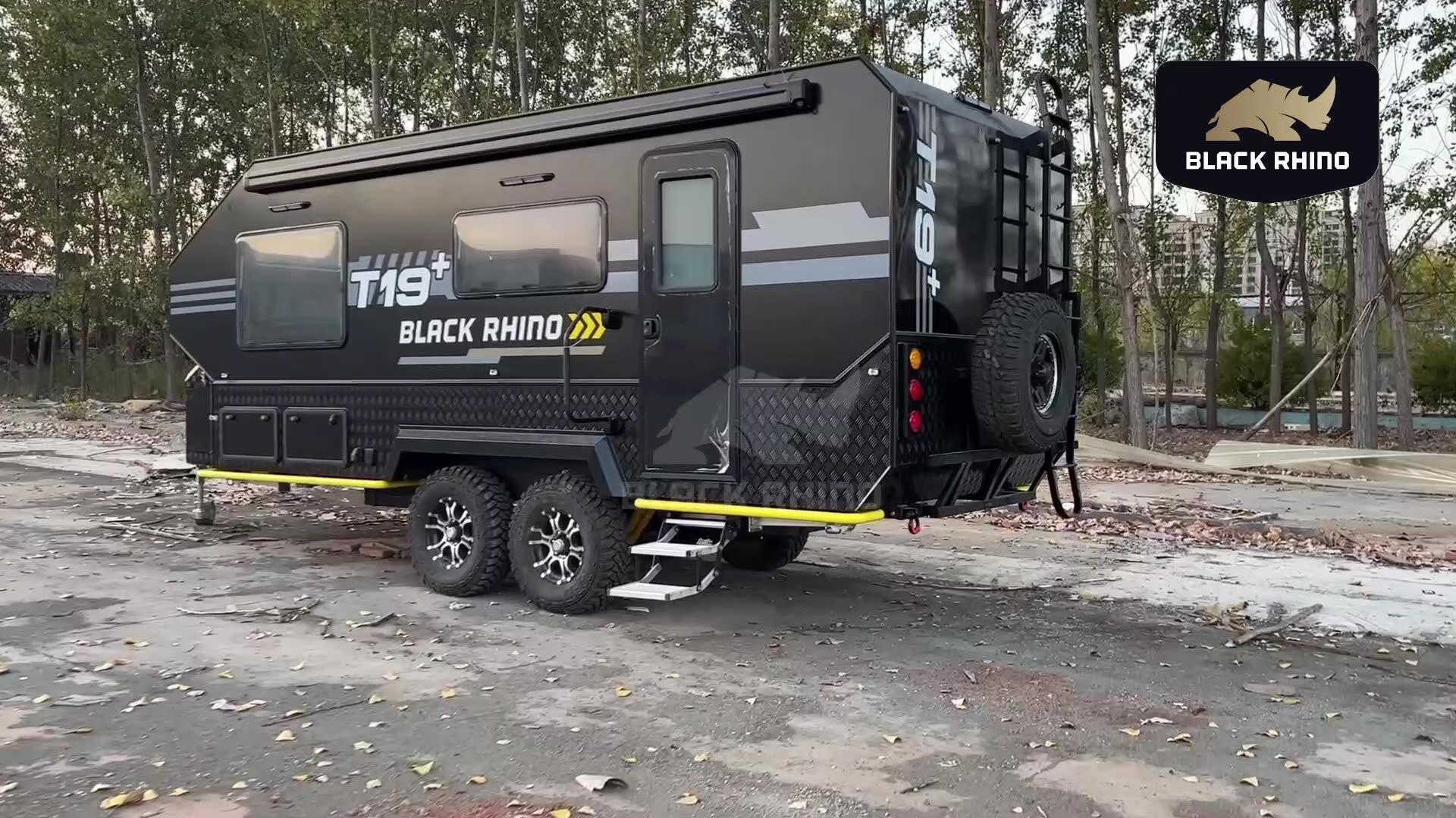 Durable Black Rhino Camper Caravan Rv Motorhomes Camper Traile Caravan ...