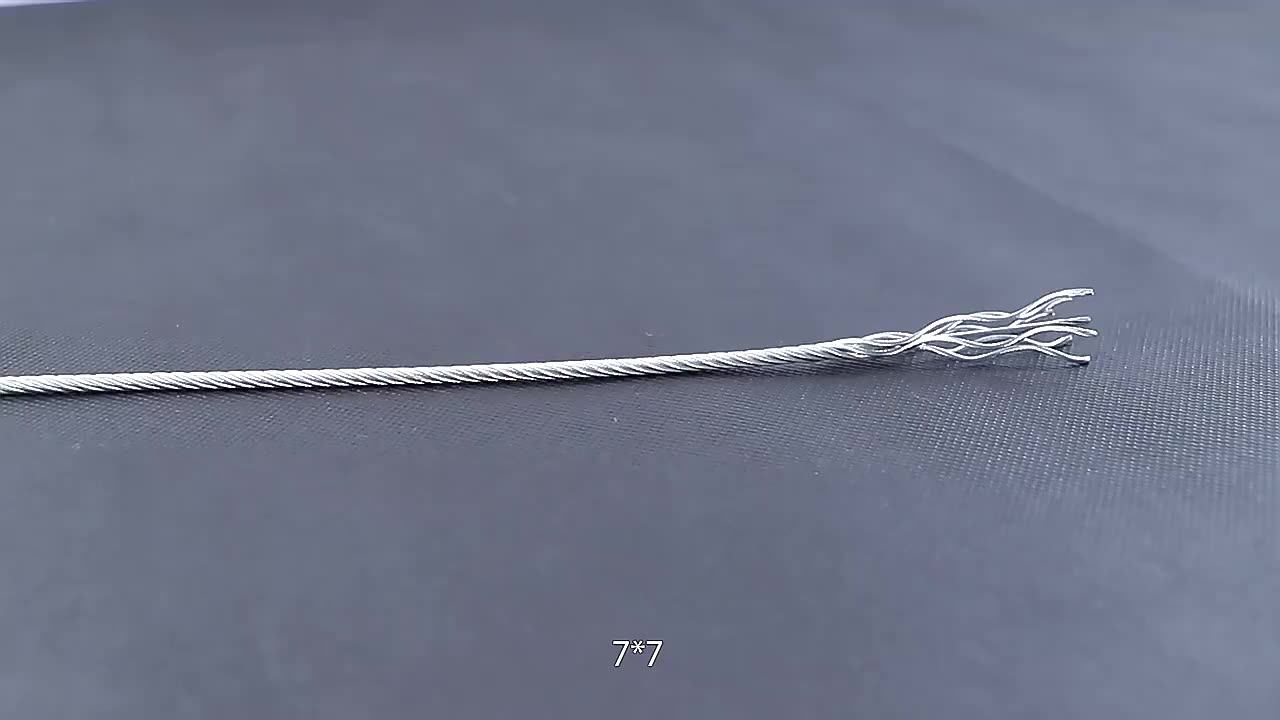 7x7/6x9/6x19/7x19/6x36 Galvanized Carbon Steel Cable/stainless Steel ...