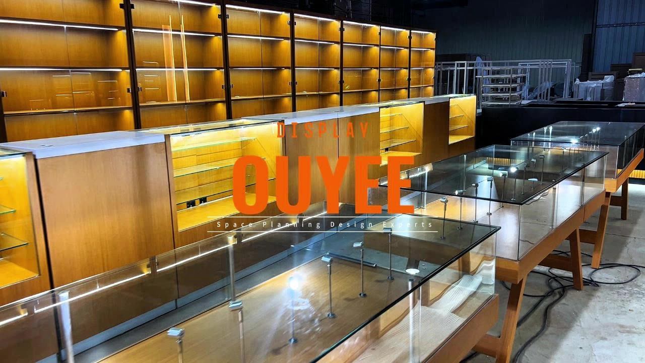 Custom Cigarettes Multiple Cabinet Rack Shelf Glass Tobacco Display ...