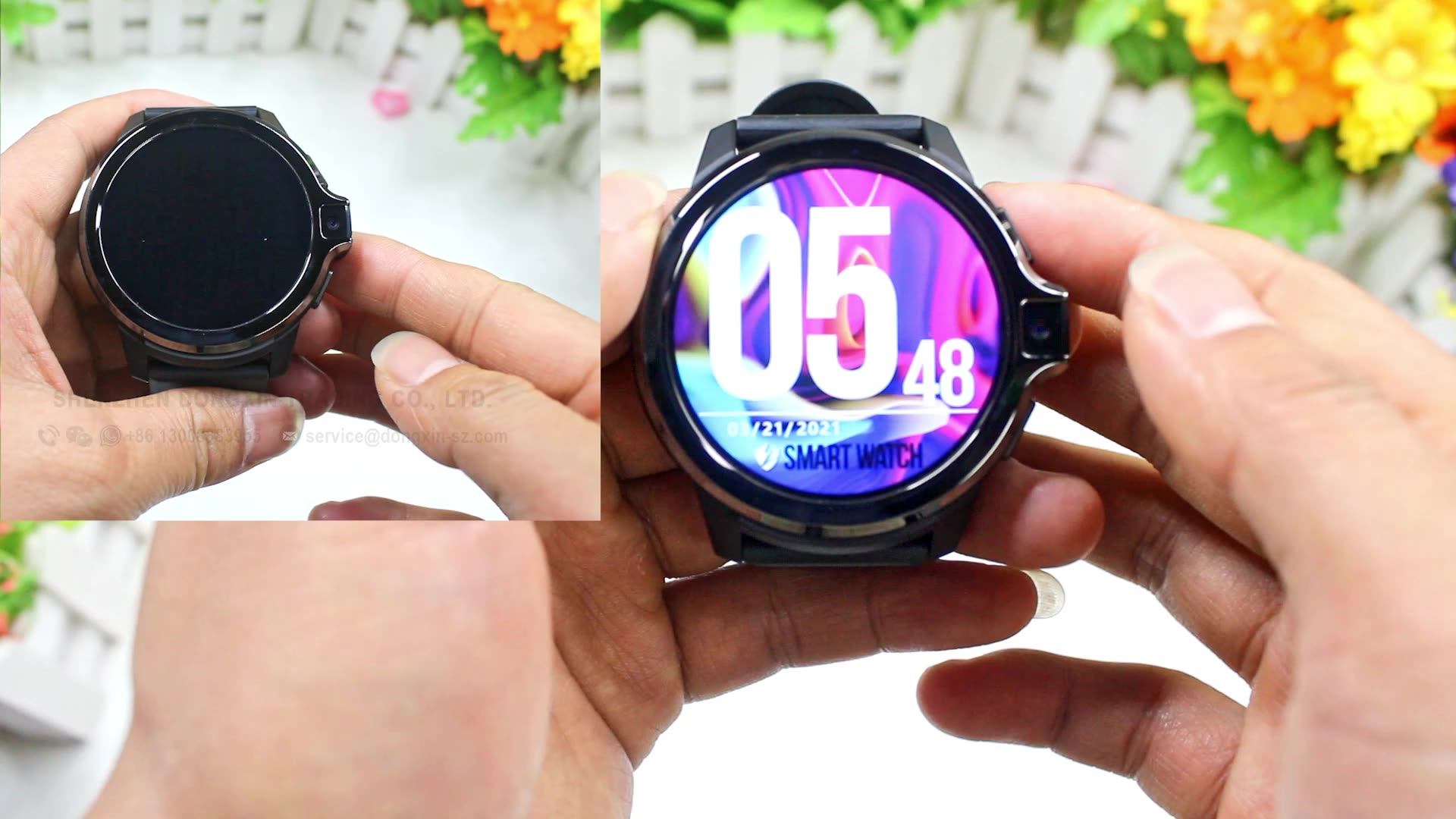 2021 New Arrivals 4gb 64gb Smartwatch Dual Camera With Sim Wifi Lemfo Lemp Online Gps Reloj ...
